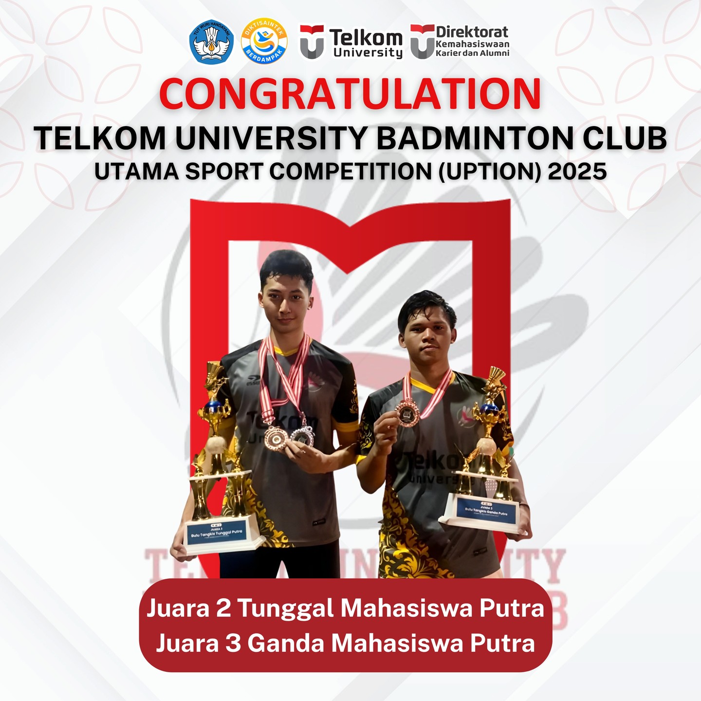 TUBC Raih Prestasi Nasional di UPTION 2025 • Direktorat Kemahasiswaan, Pengembangan Karier dan ...