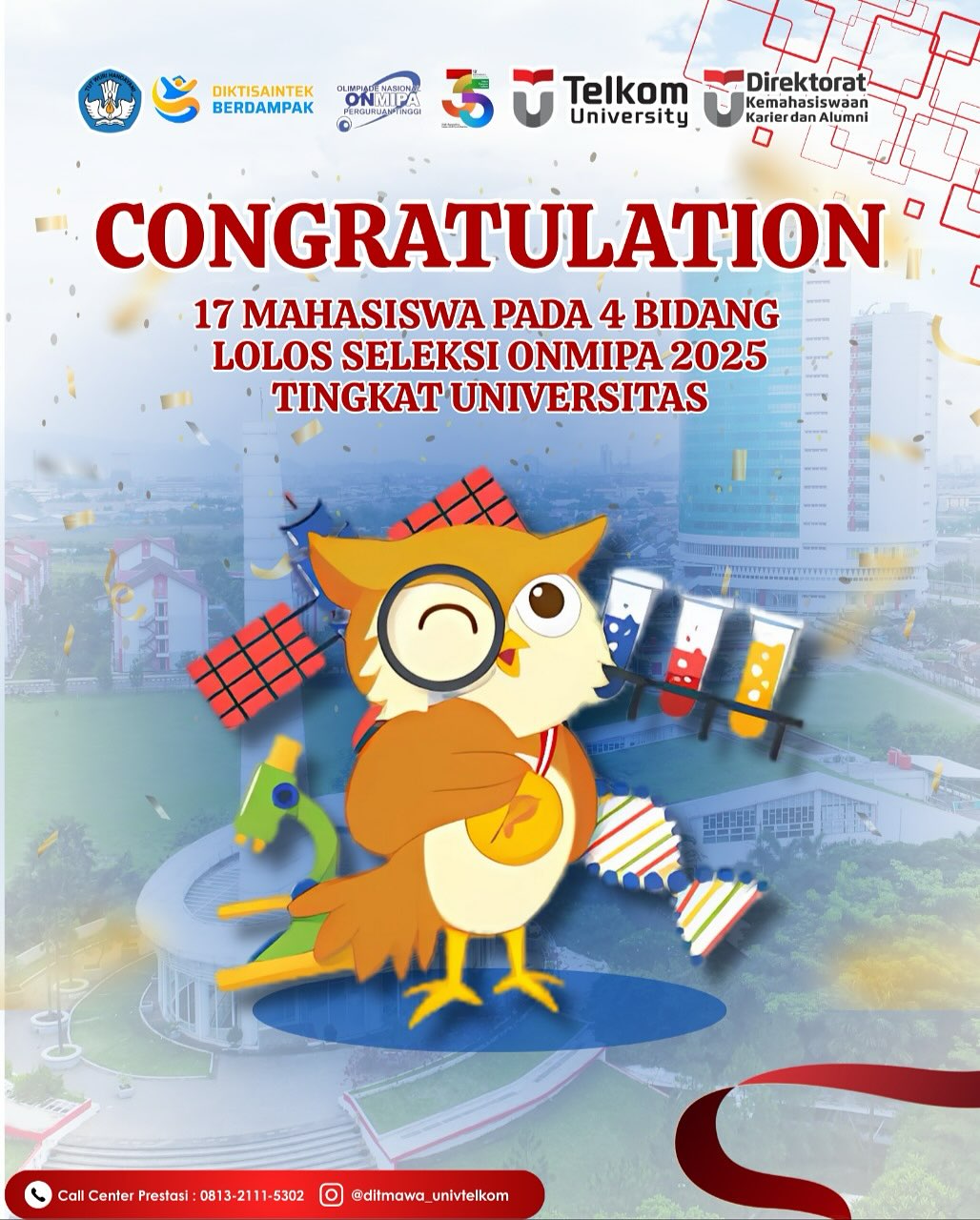 Seleksi Internal GEMASTIK 2025 • Direktorat Kemahasiswaan, Pengembangan Karier dan Alumni