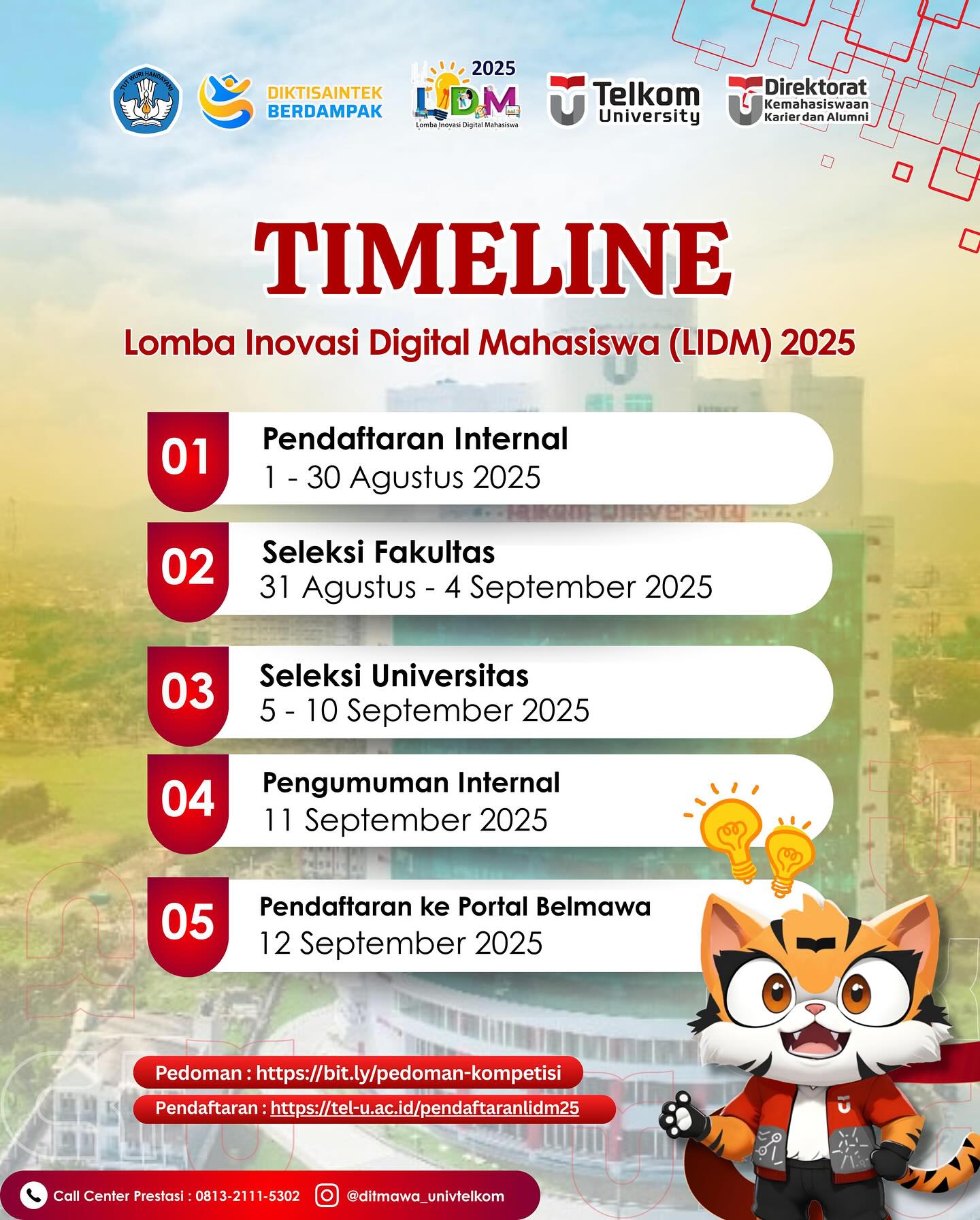 LIDM 2025: Saatnya Mahasiswa Tel-U Unjuk Inovasi Digital • Direktorat Kemahasiswaan ...